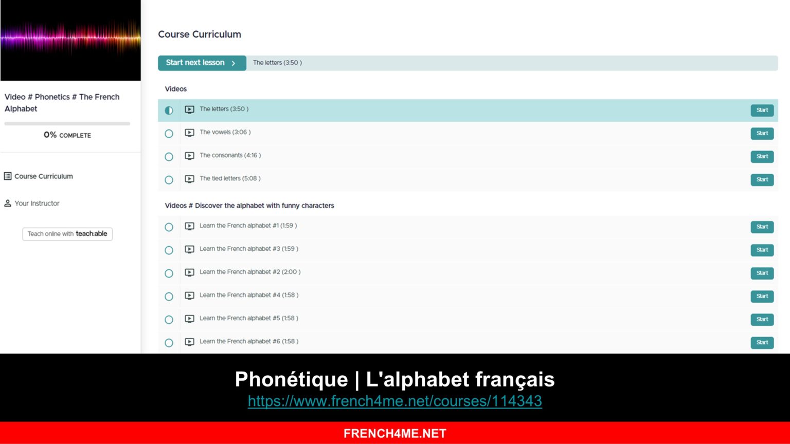 Le cours de français du jour I Phonétique | L’alphabet français ...