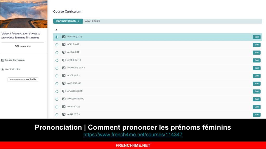 Le cours de français du jour I Prononciation | Comment prononcer les ...